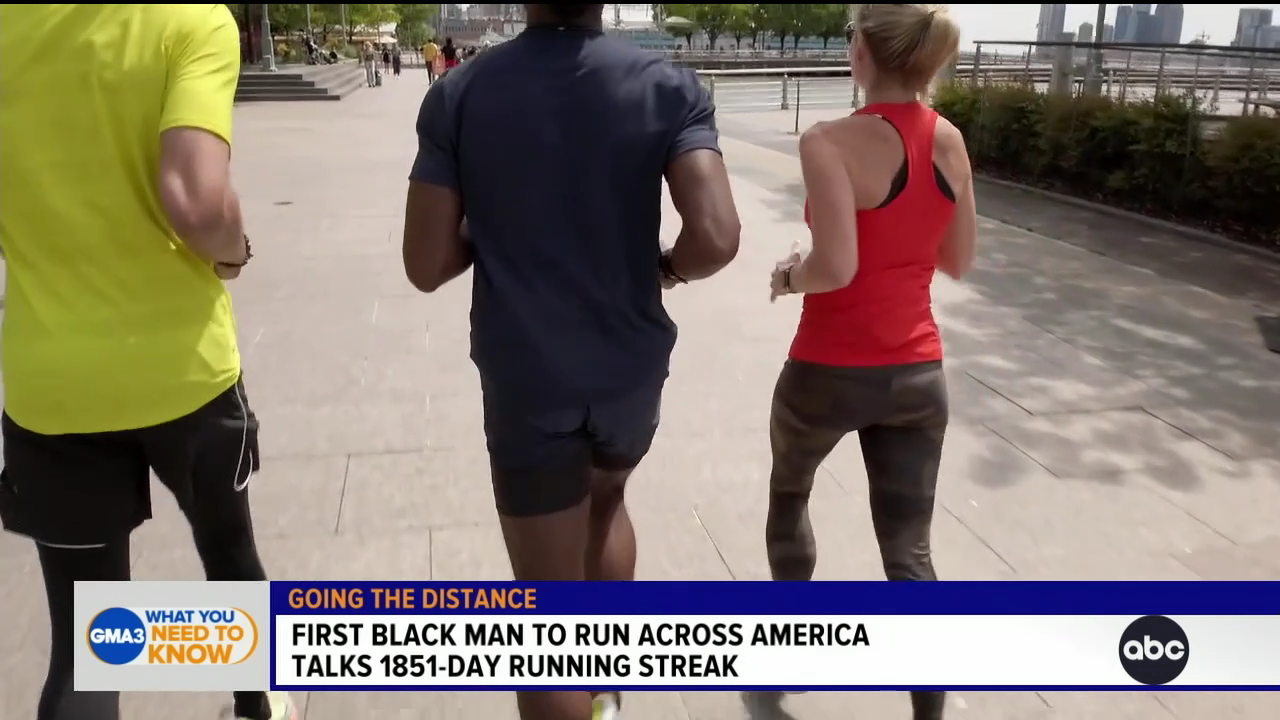 Amy Robach running (6/9/2022) — Newswomen