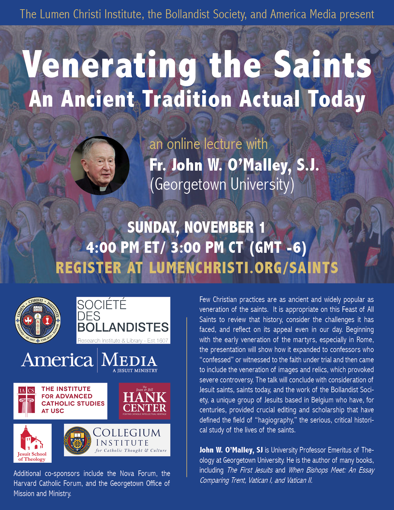 Venerating the Saints: An Ancient Tradition Actual Today — Collegium ...