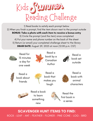 2025 Kids Summer Reading Challenge — Flin Flon Public Library