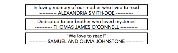 Adopt-A-Shelf — Flin Flon Public Library