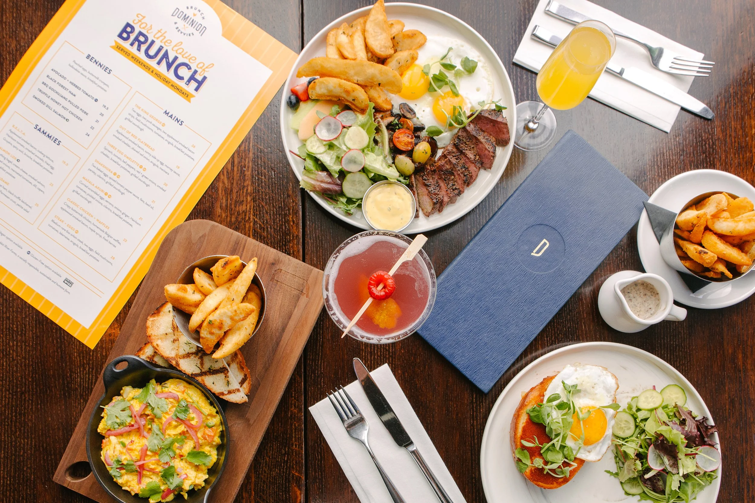 Menus — Dominion Bar + Kitchen