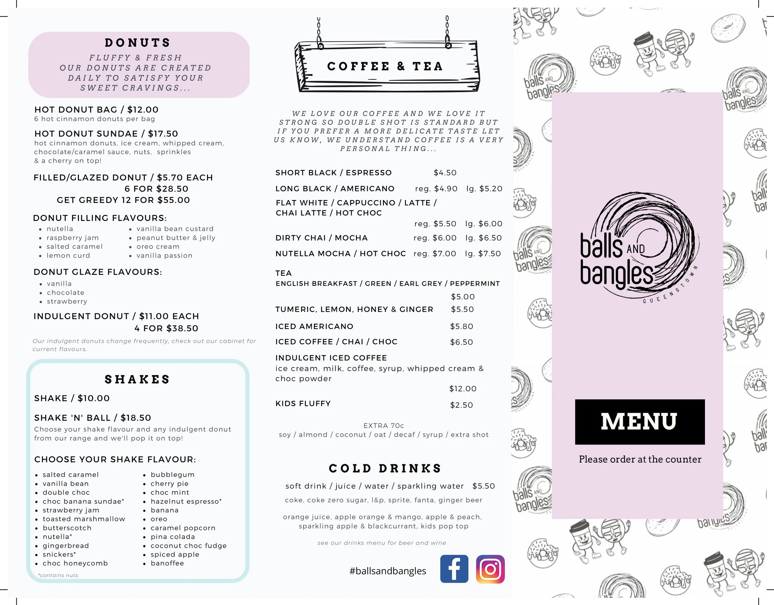 Our Menu — Balls and Bangles