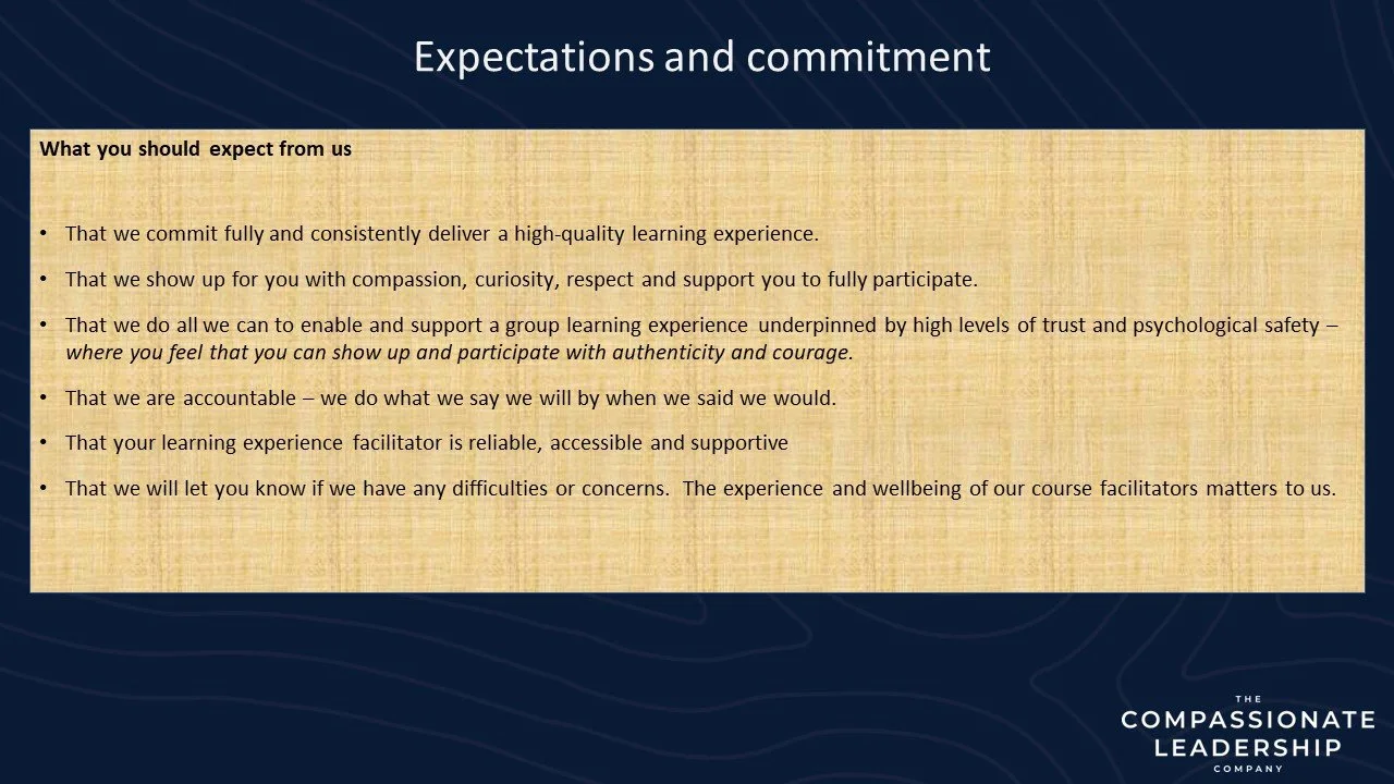 Compassionate Culture Programme — The Compassionate Leadership Company