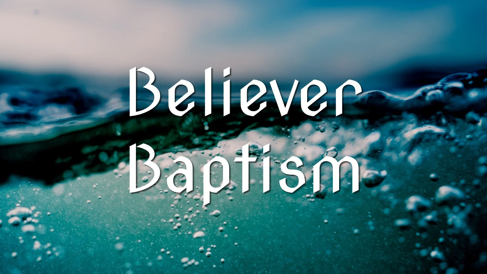 Adult Baptism Background