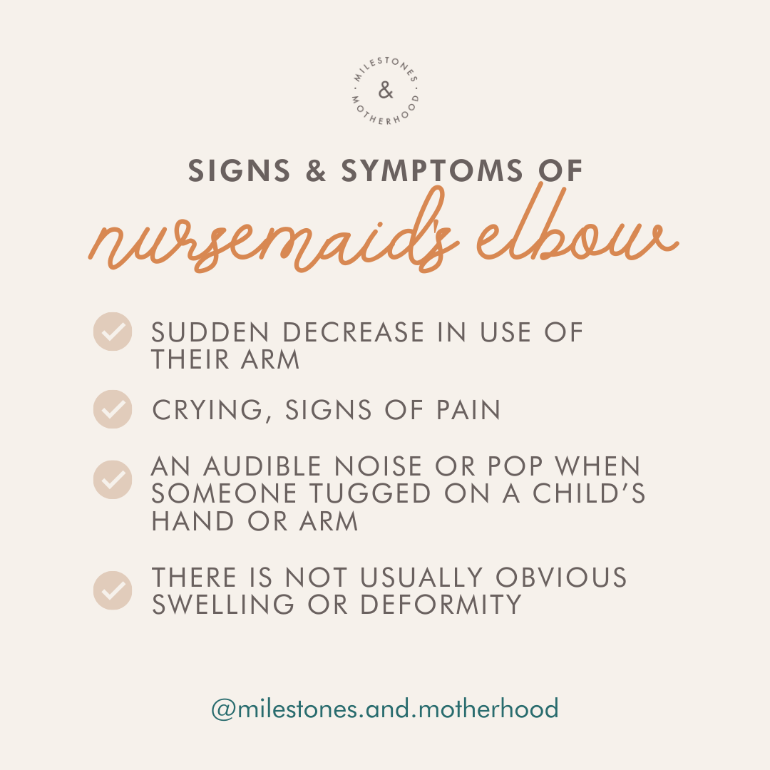 Nursemaid’s Elbow - What every caretaker should know — Milestones ...