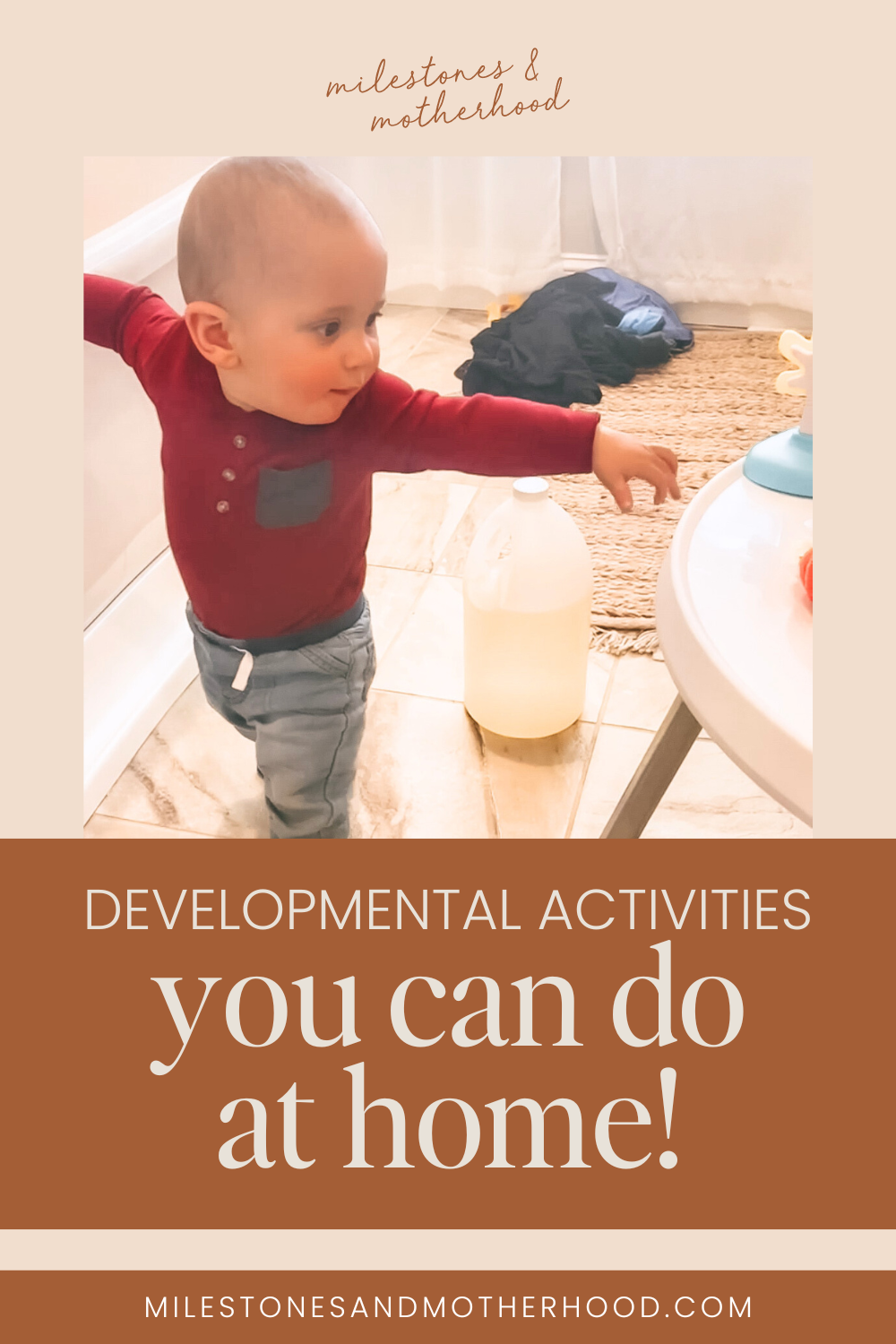 Activities To Try At Home With Your 0-3 Year Old For Each Area of ...