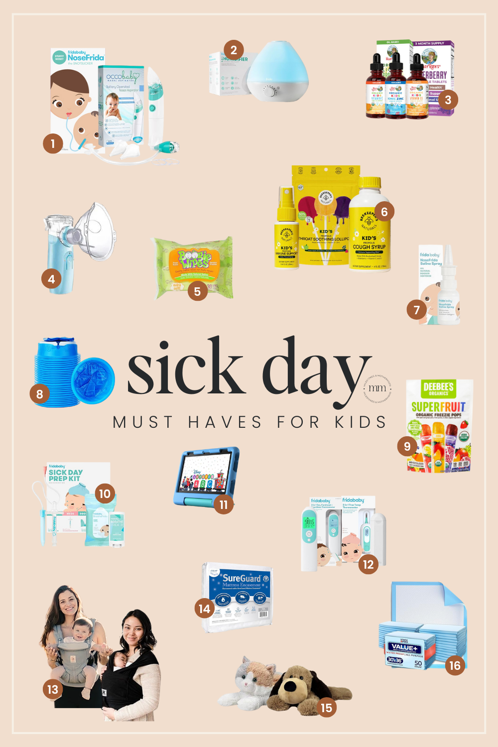 Sick Day Essentials For Kids — Milestones & Motherhood