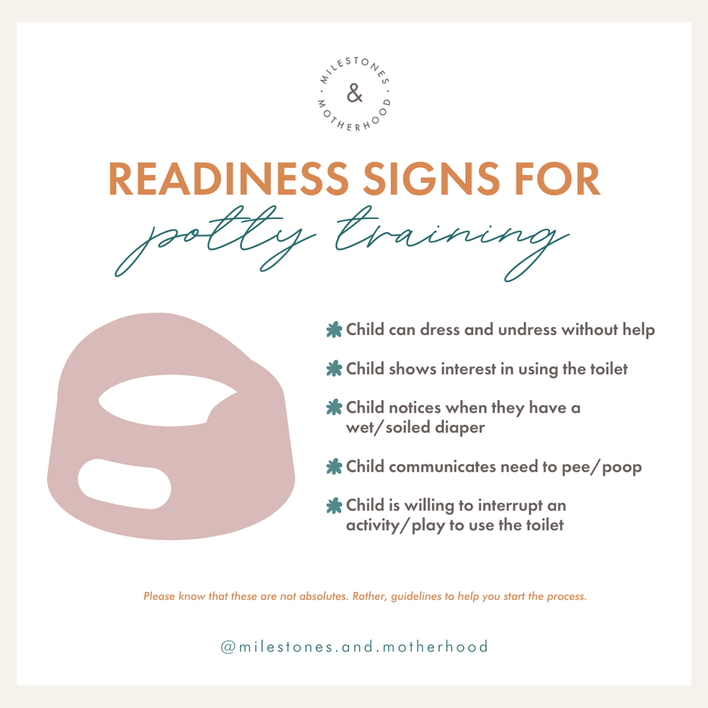 Readiness Signs for Potty Training — Milestones & Motherhood