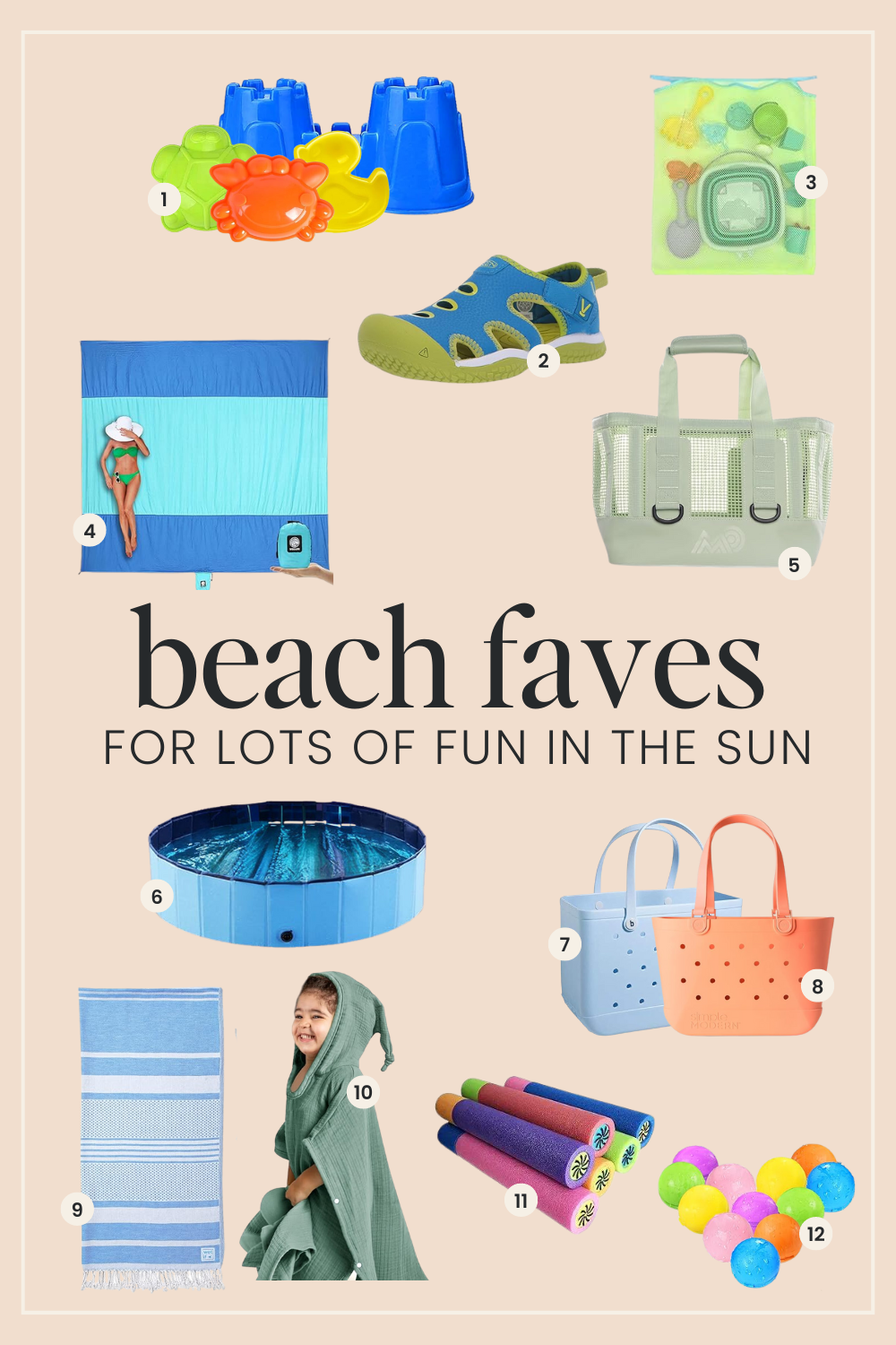 Must Haves for the Beach With Kids — Milestones & Motherhood
