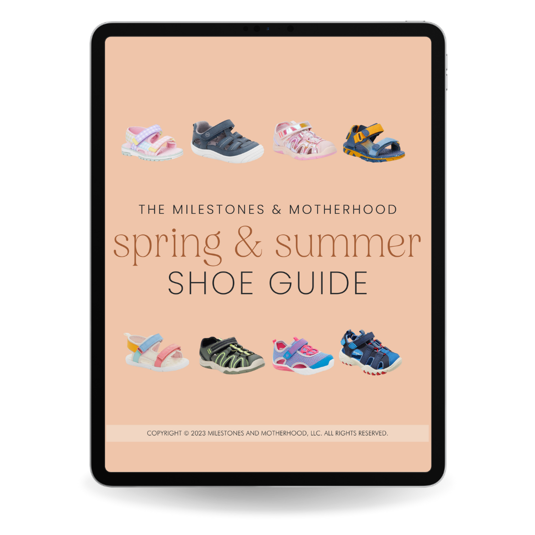 Thank You - Spring & Summer Shoe Guide — Milestones & Motherhood