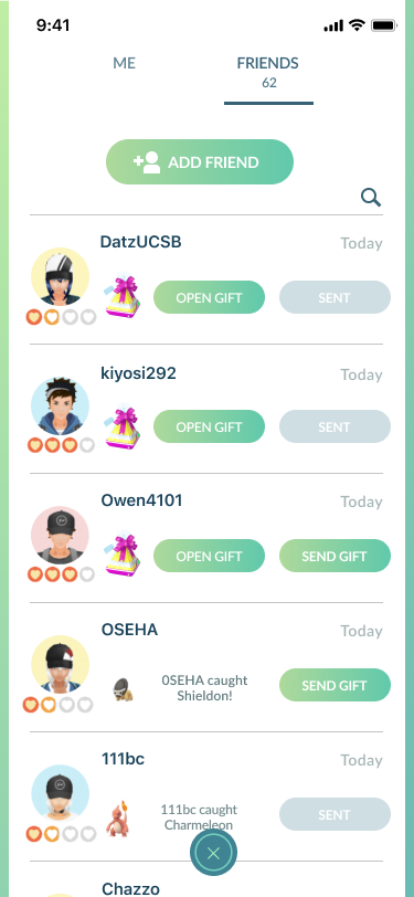 Pokemon Go Redesign — Chasen