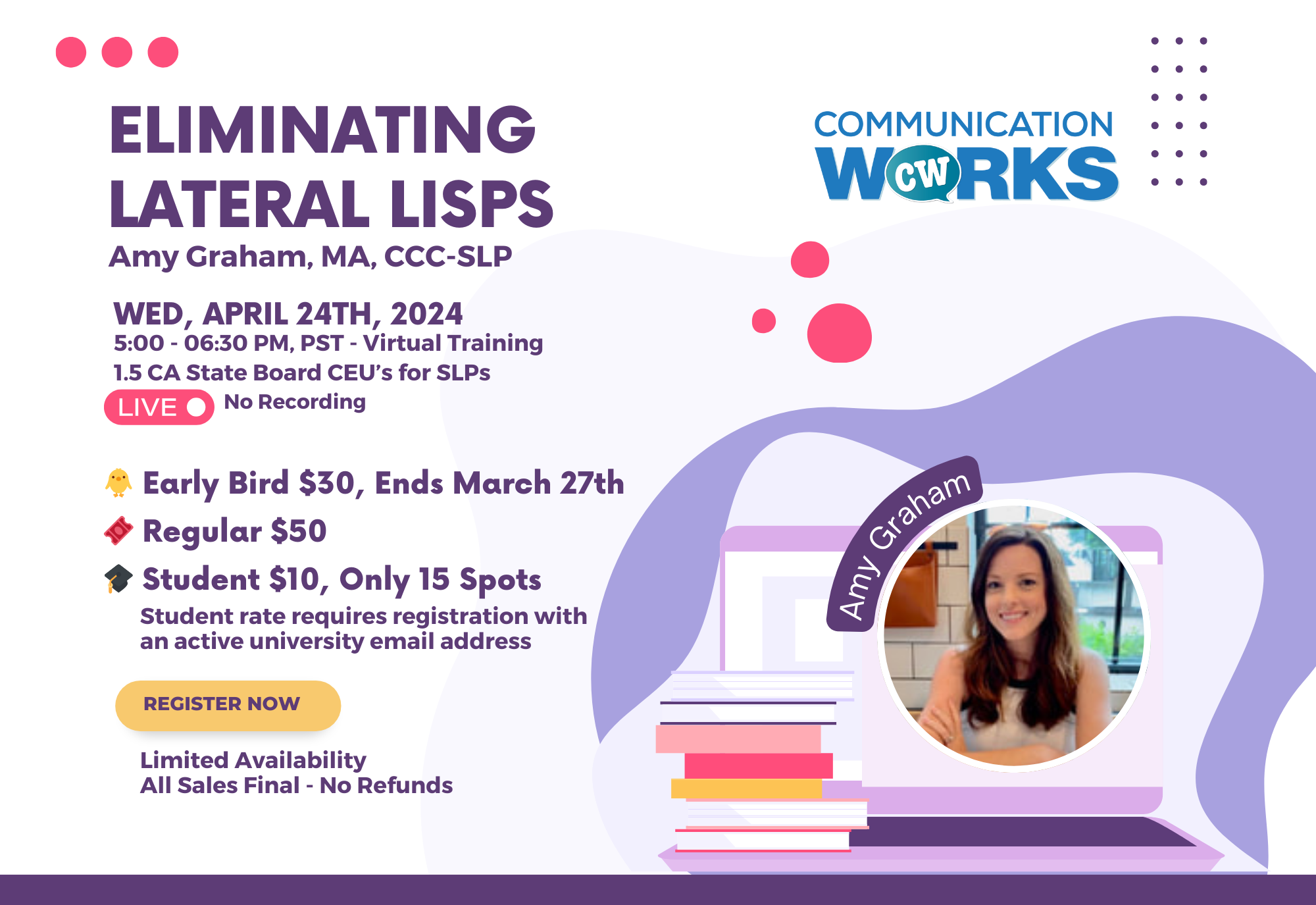 Eliminating Lateral Lisps by Amy Graham — Communication Works
