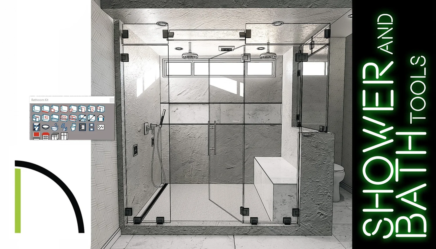 Shower and Bath Quick Tools For Chief Architect X15 — Rabbitt Design