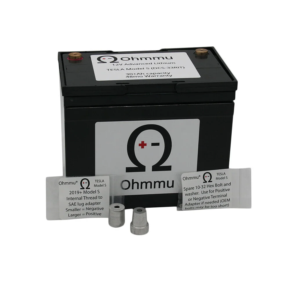 Buy OHMMU 12V Lithium Battery for TESLA Model X, S, 3, Y — ReelDeal EV ...