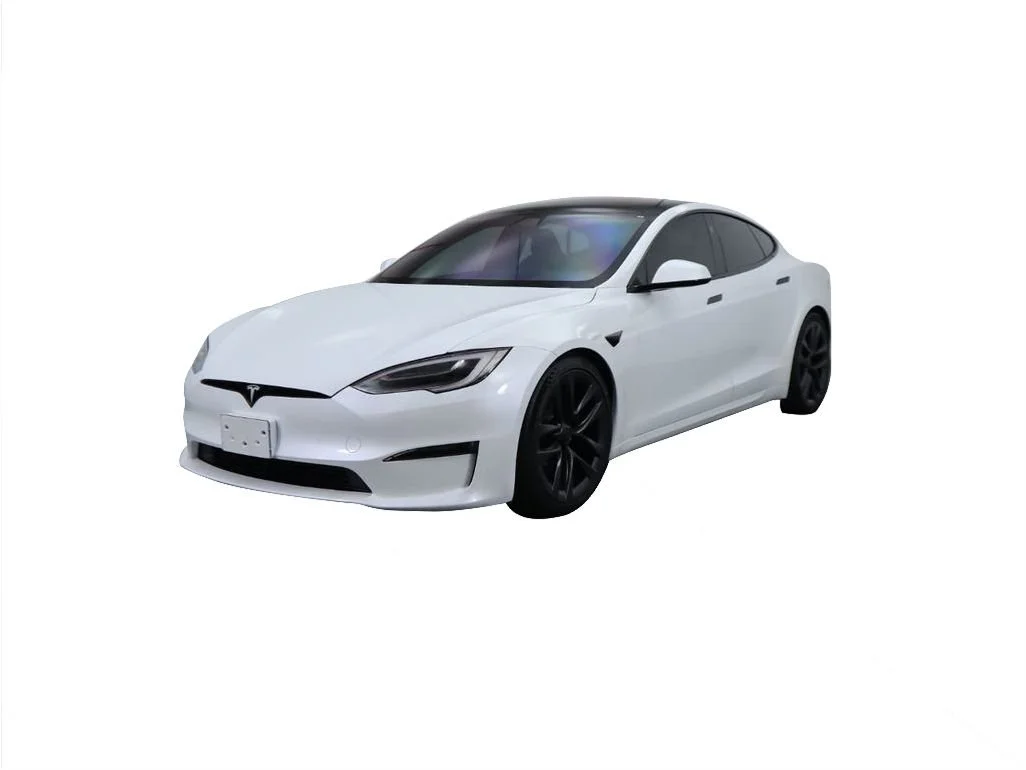 Tesla Model S White Background