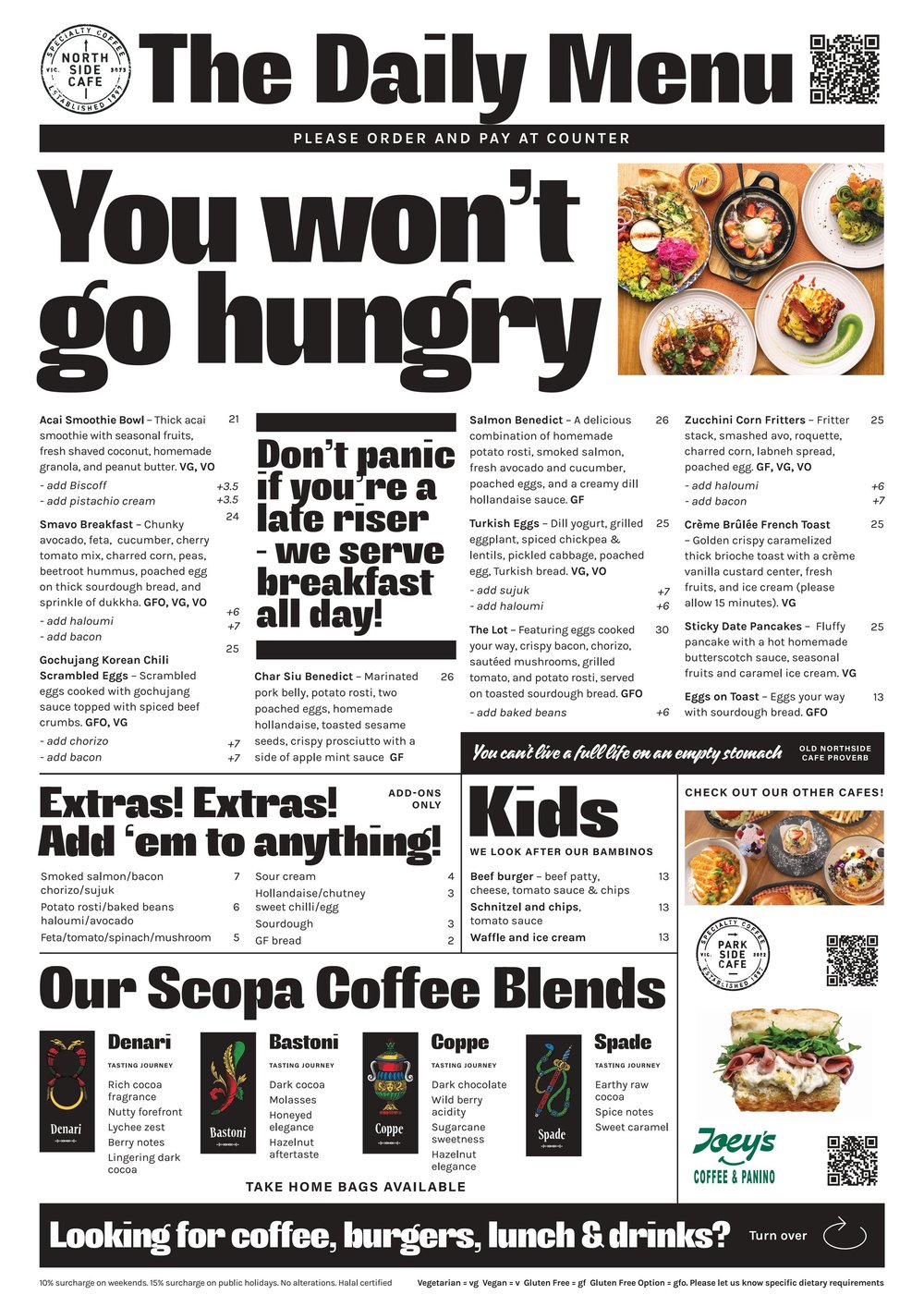 Menu | Northside Reservoir | Melbourne Cafe — Northside Broadway