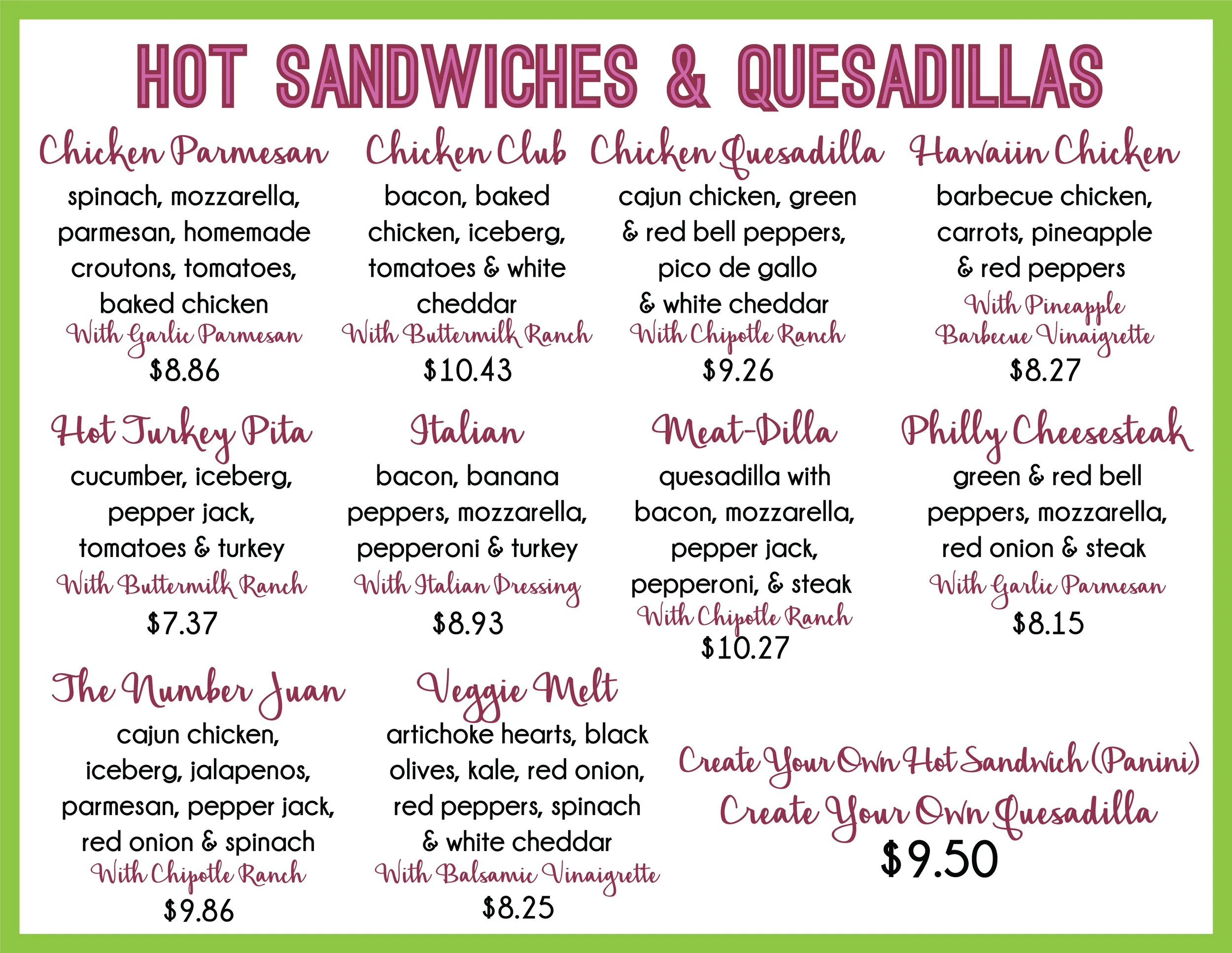 Wild Beets Salad Company