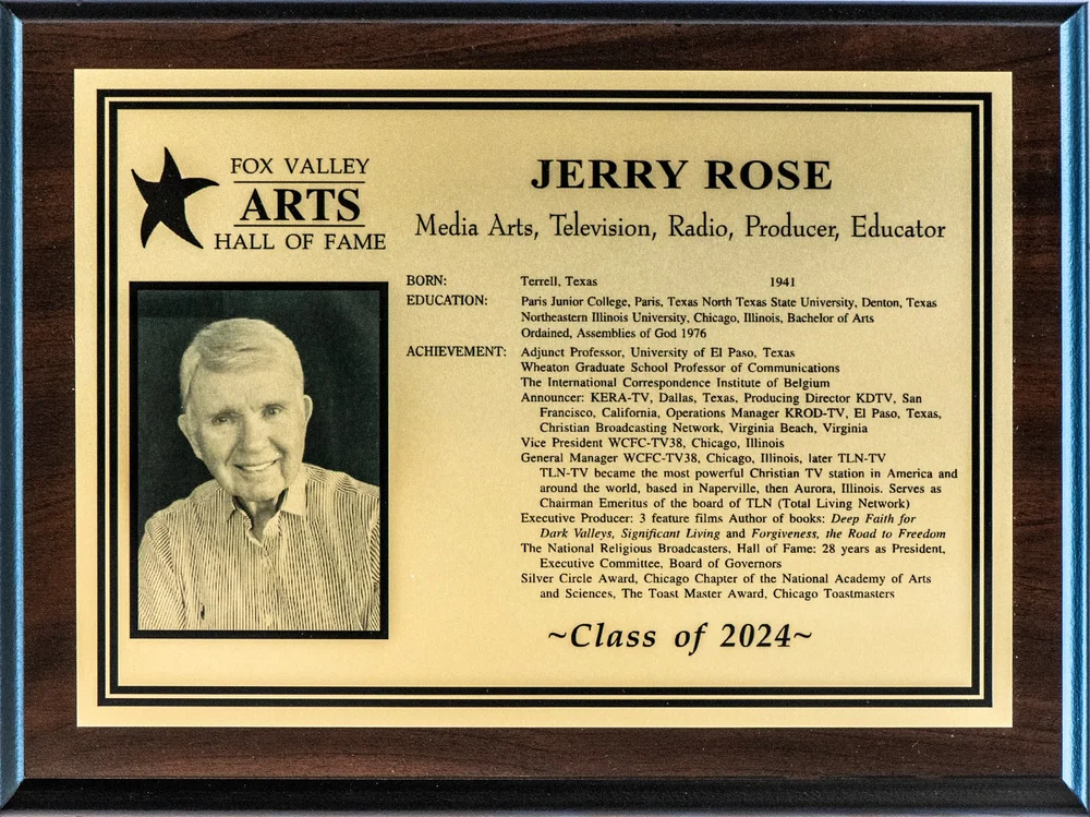 Jerry Rose — Fox Valley Arts Hall of Fame