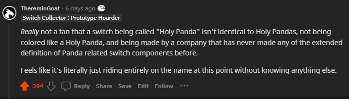 Holy Panda X Switch Review — ThereminGoat's Switches