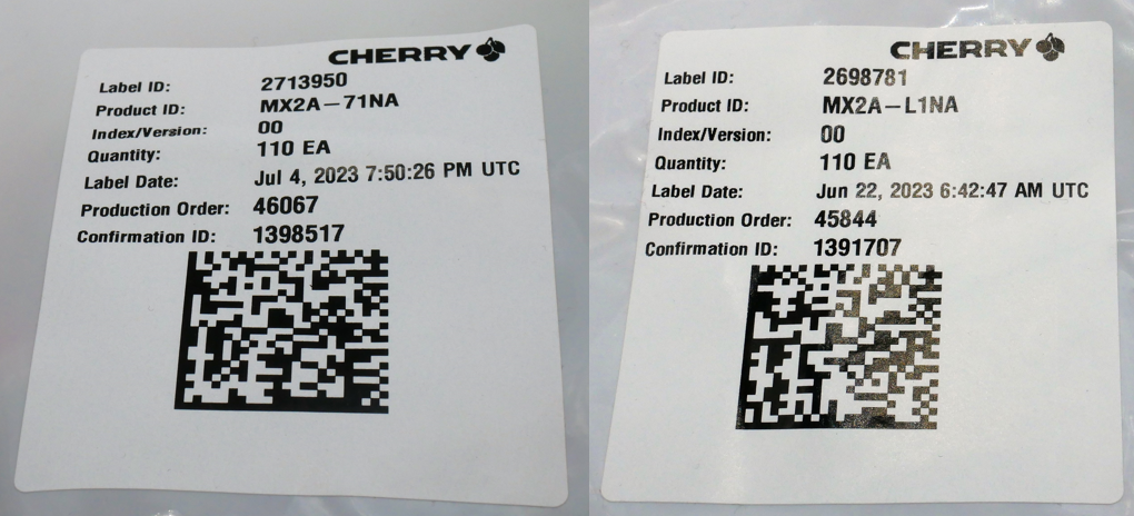 Cherry MX2A RGB Black Switch Review — ThereminGoat's Switches