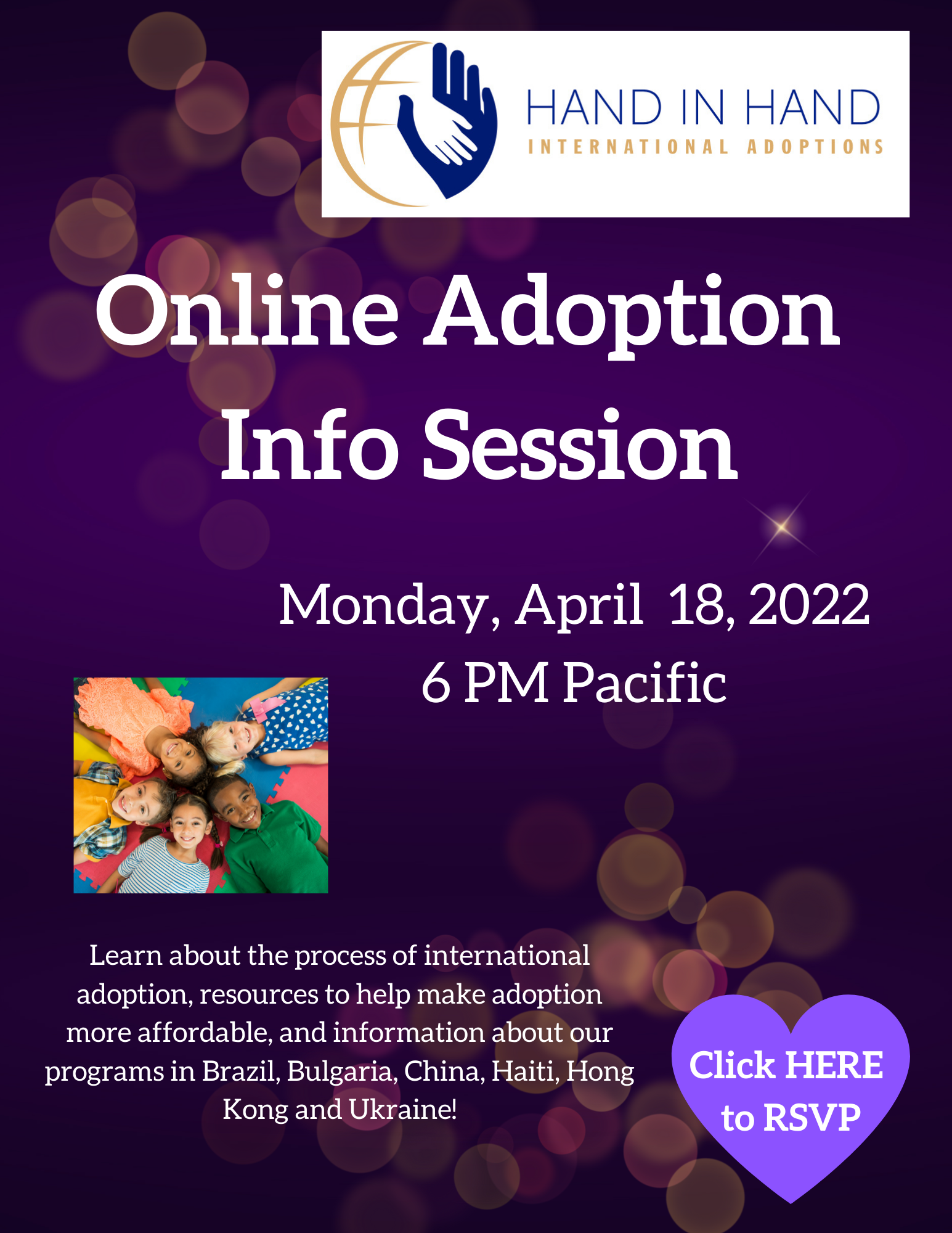 Late Night Info Session - Monday April 18th! — Hand in Hand International Adoptions