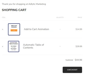 Add Text to the Shopping Cart Page in Squarespace — Adlytic Marketing