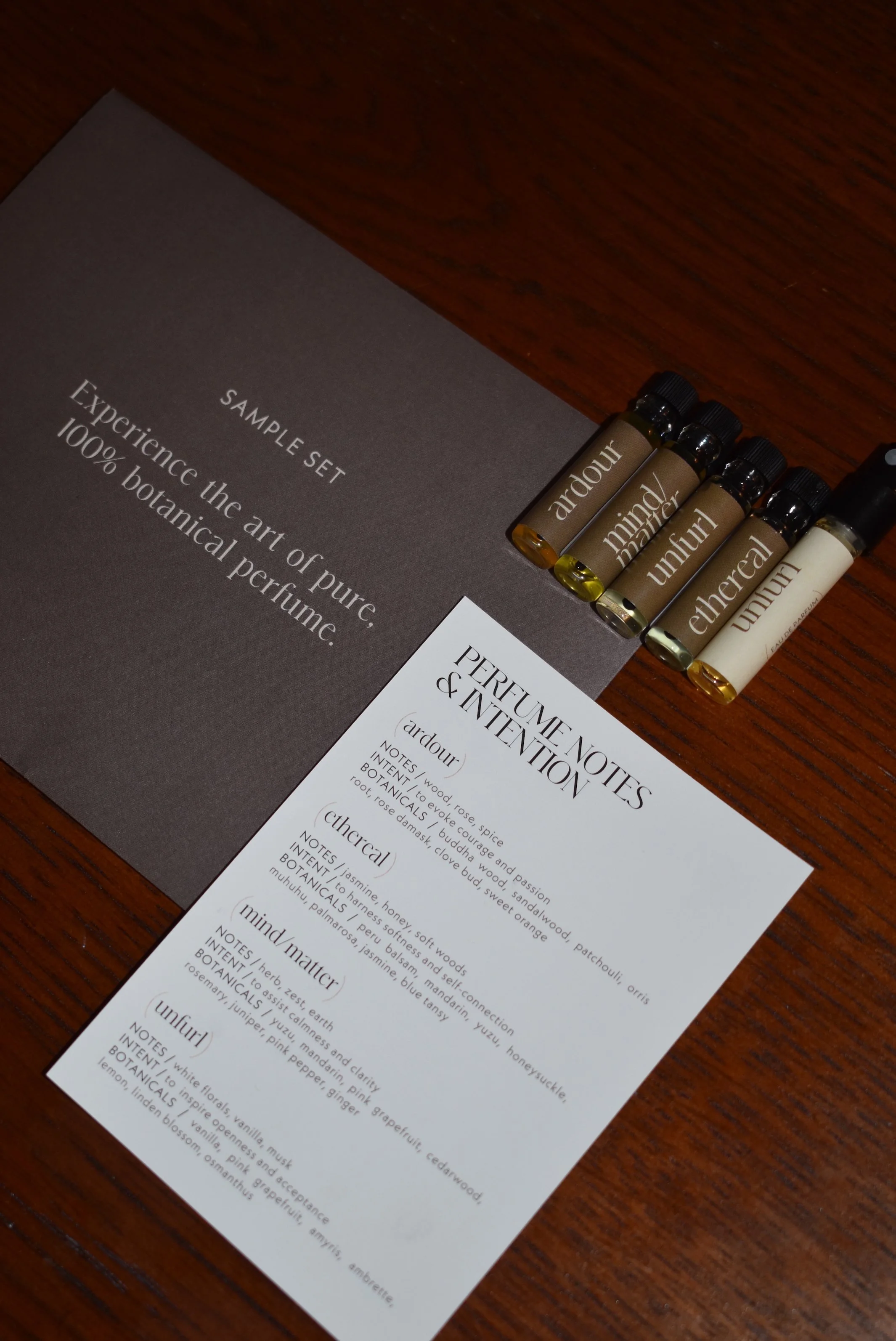 SAMPLE SET — Ode to self