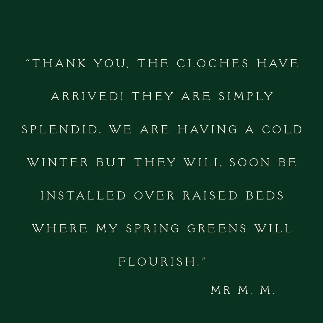 Claverton Cloches - Cast-Iron Victorian Garden Cloches