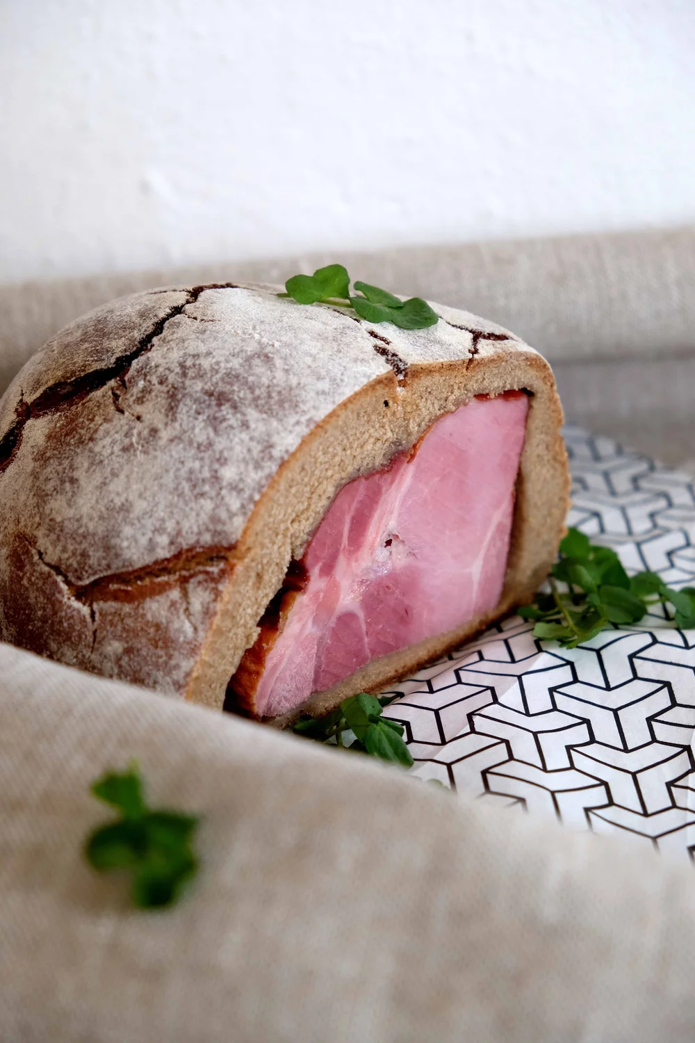 HAM IN BREAD — COOKING LIKE A FOX