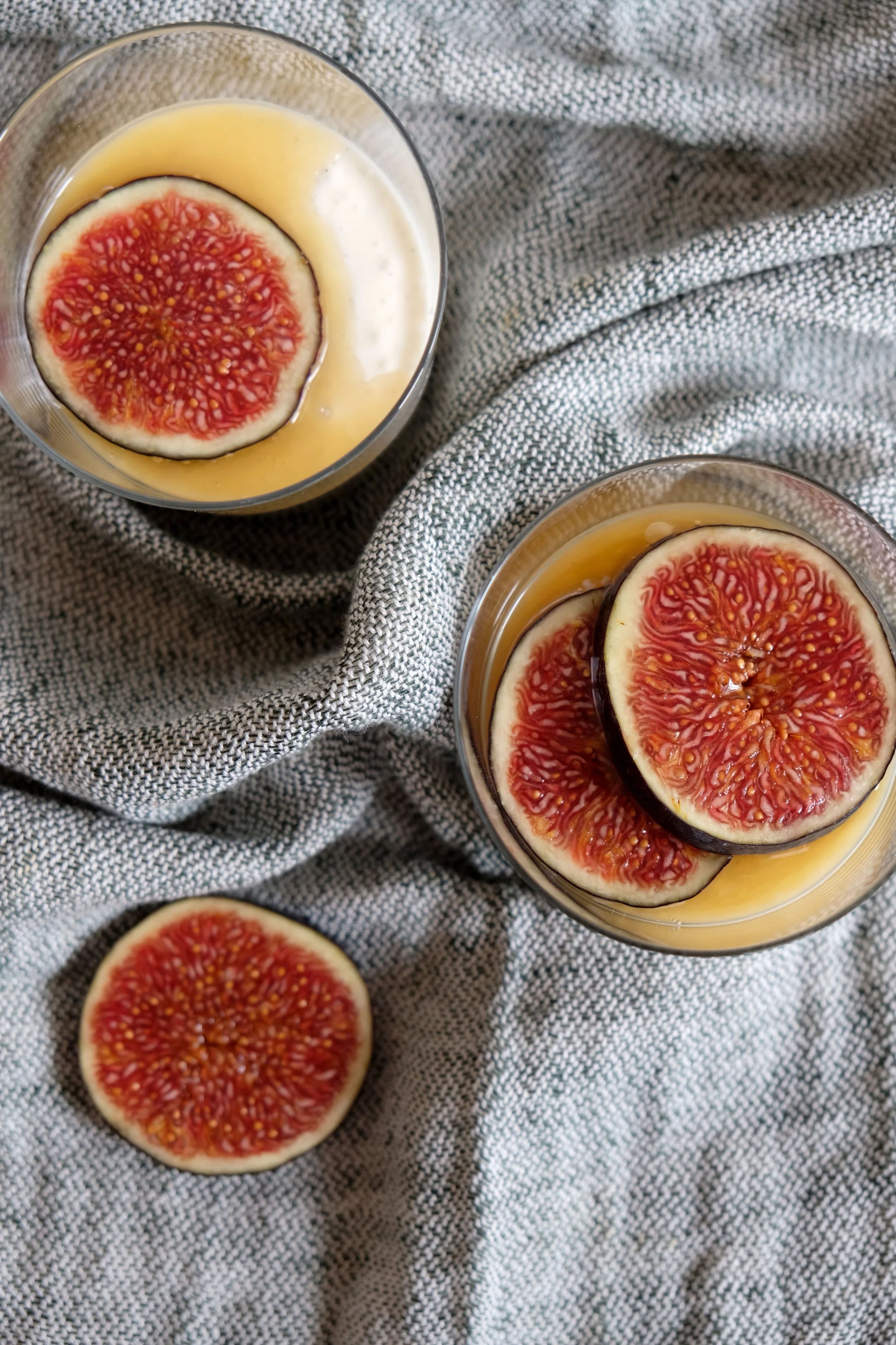 YOGHURT MOUSSE WITH FIGS — COOKING LIKE A FOX