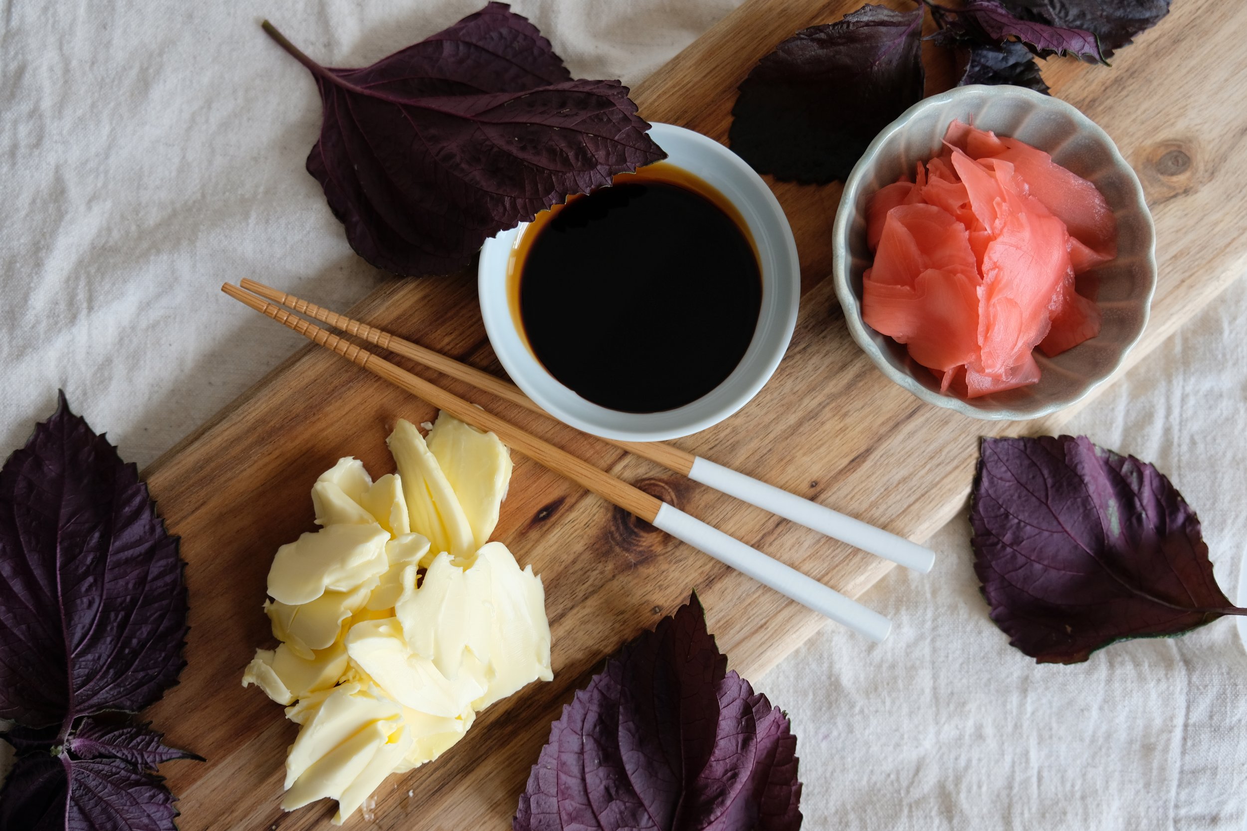 SHISO BUTTER — COOKING LIKE A FOX