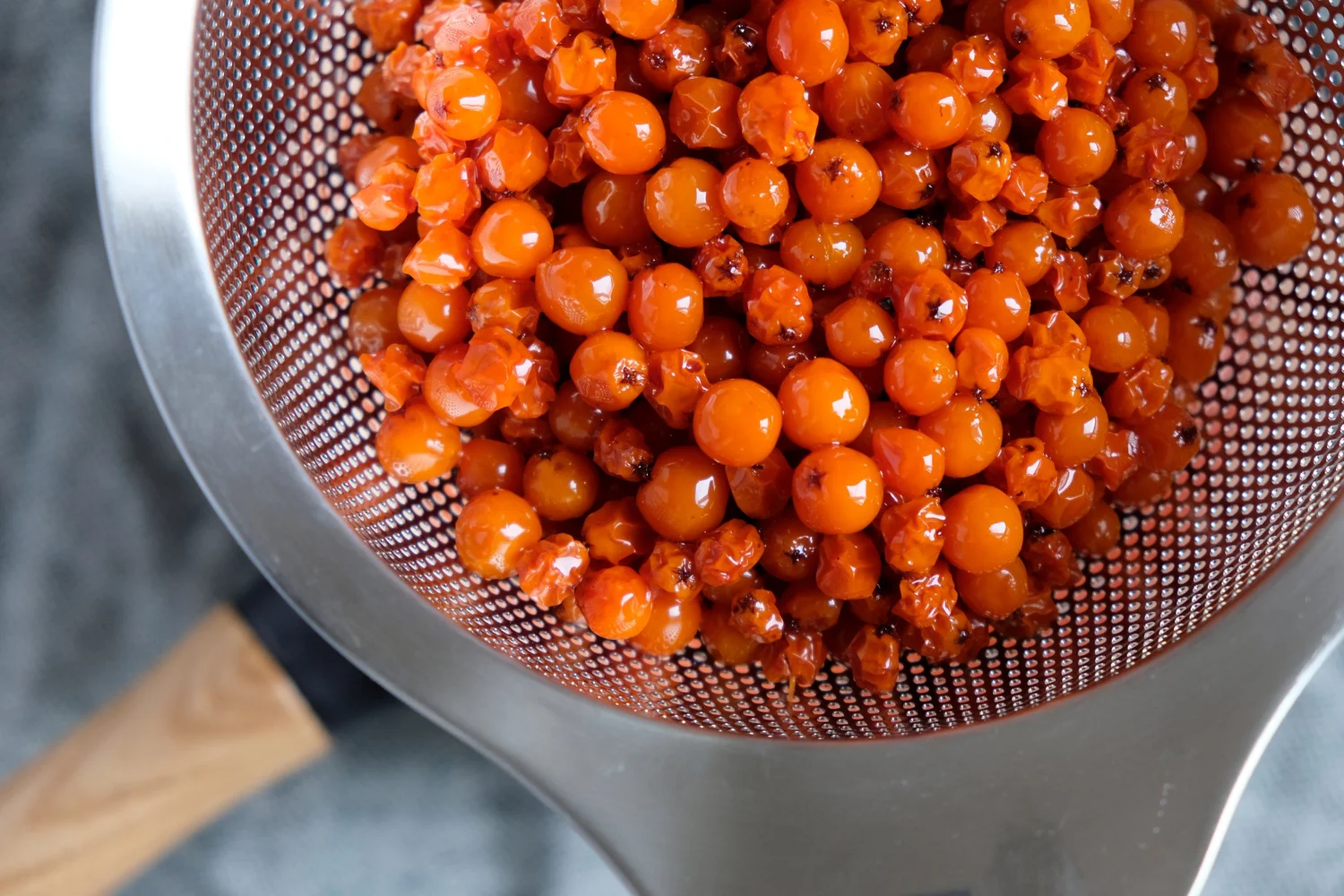 CANDIED ROWAN BERRIES + ROWAN BERRY SYRUP — COOKING LIKE A FOX