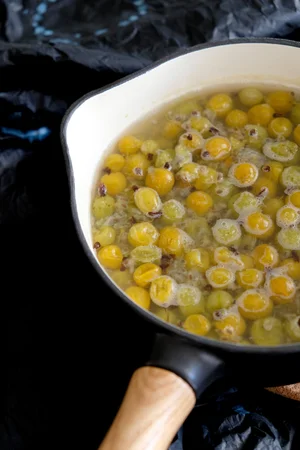 GOOSEBERRY THYME BLOSSOM LEMONADE — COOKING LIKE A FOX