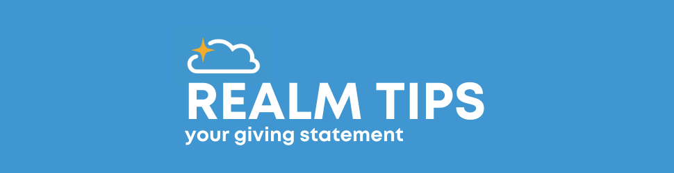 Realm Tips- Your Giving Statement — CALVARY LIFE DFW