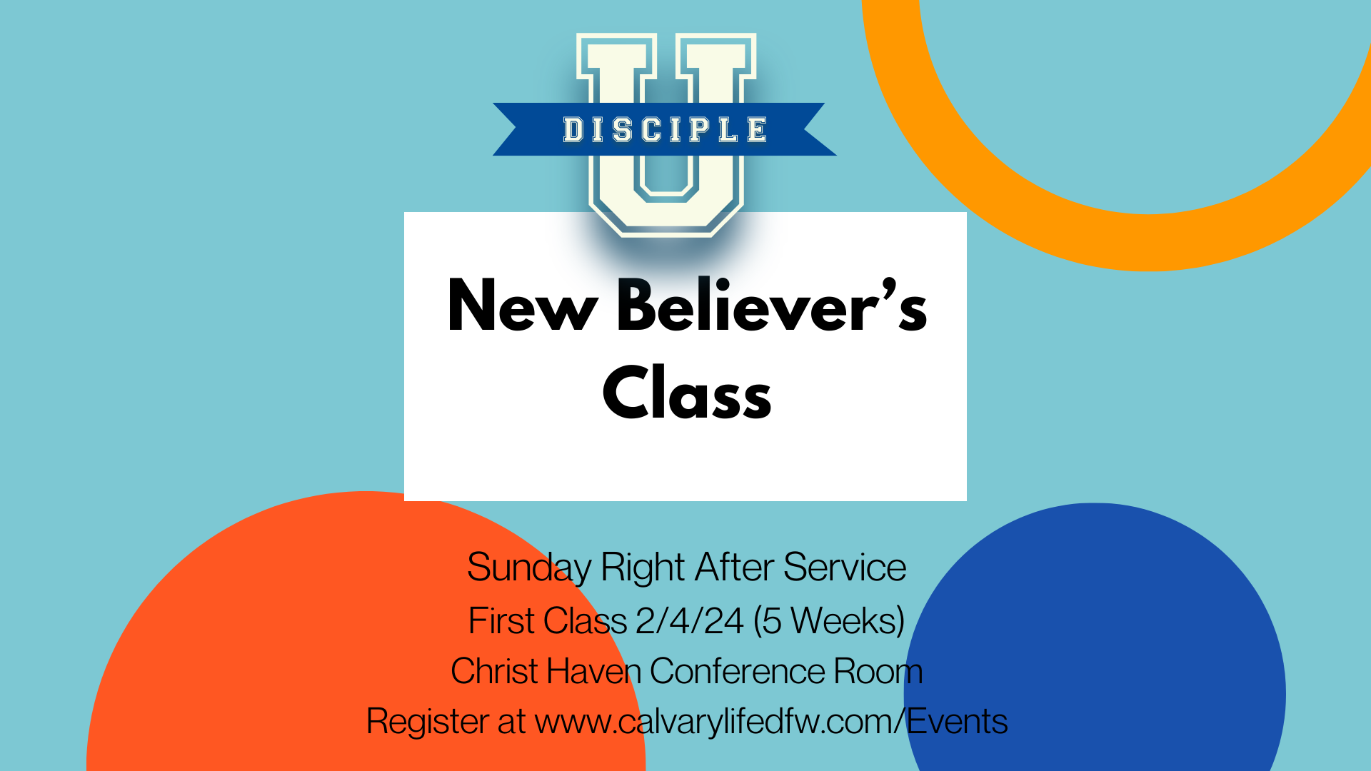 Events — CALVARY LIFE DFW