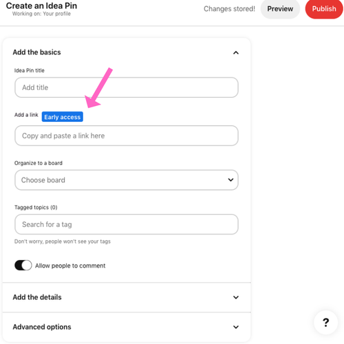 Idea Pins for E-Commerce and How to Add Links to Idea Pins — Pinterest ...