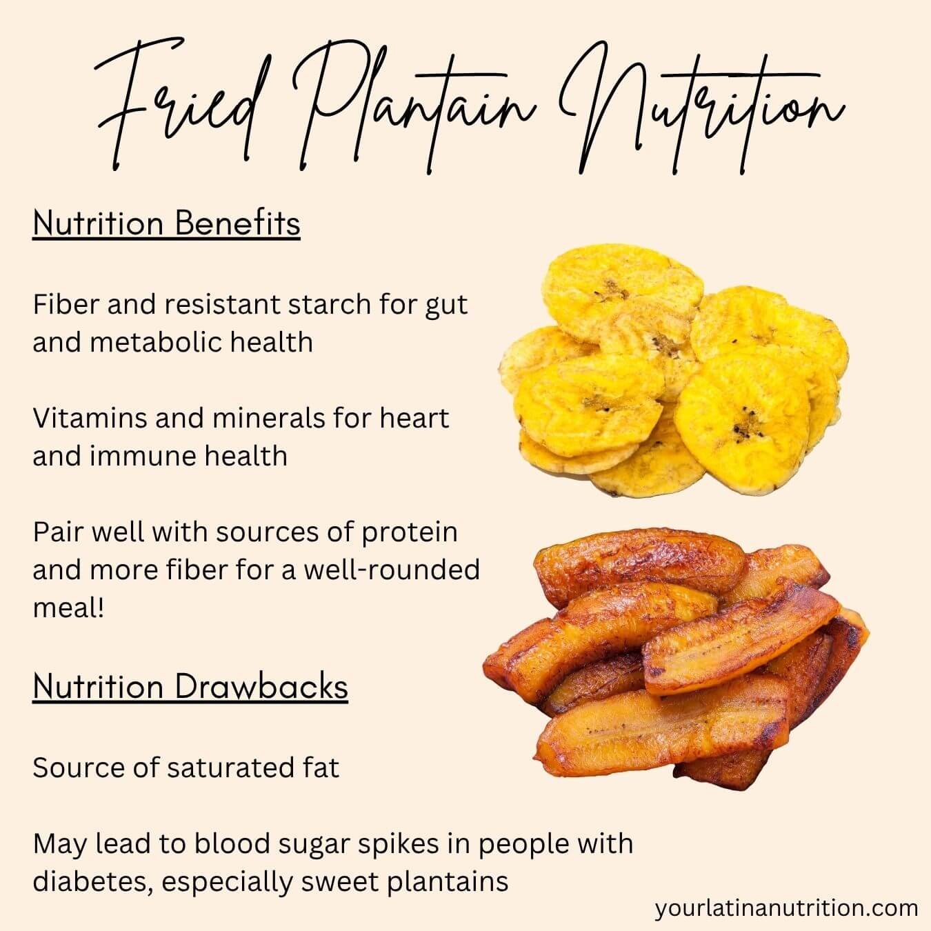 Fried Plantain Nutrition Facts and Health Benefits — Your Latina Nutrition
