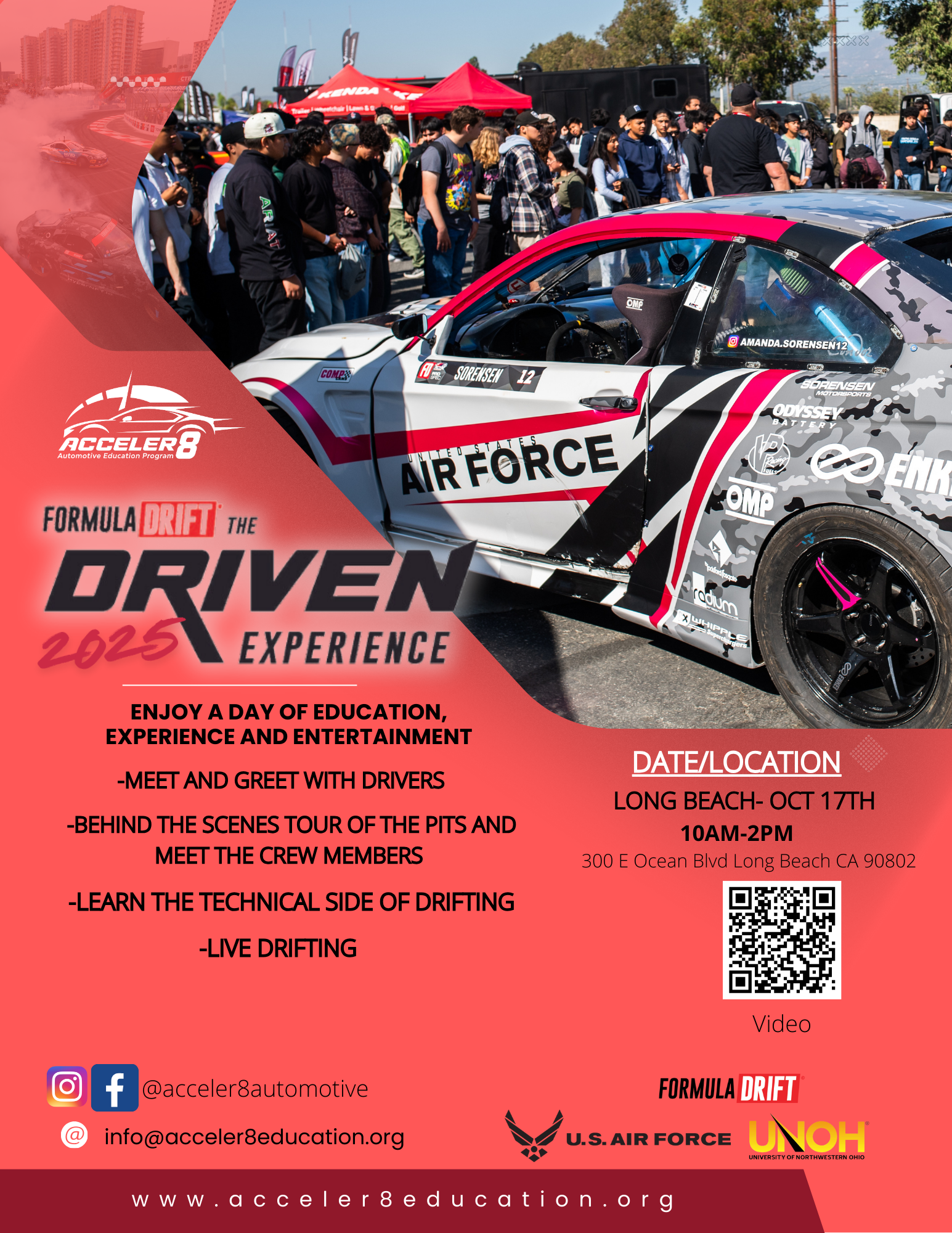 Formula Drift Driven Experience Long Beach — Acceler8