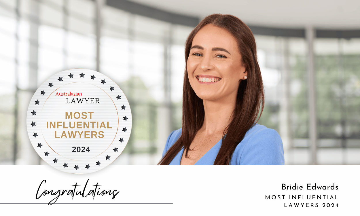 Bridie Edwards receives prestigious Australasian Lawyers Most ...