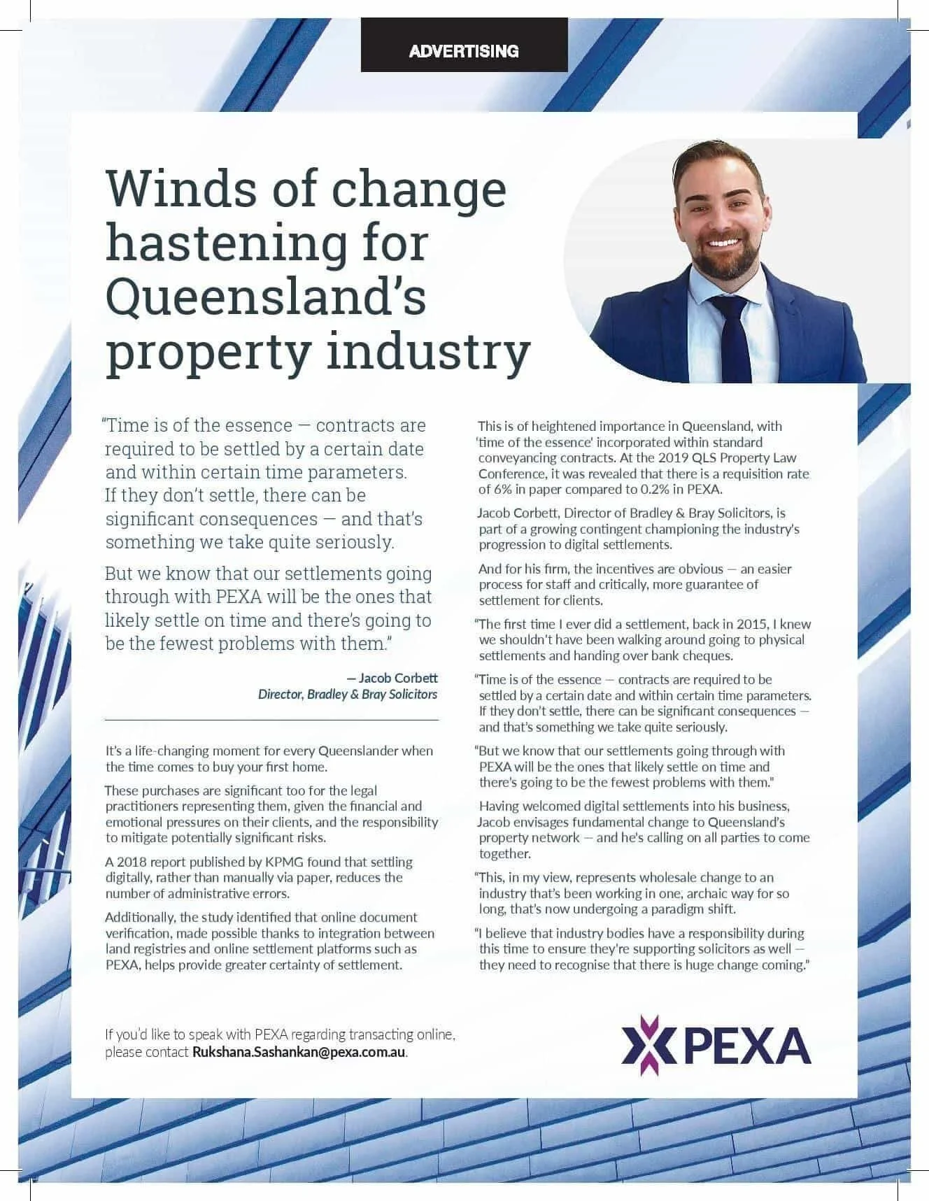 Jacob Corbett published in Proctor Magazine — Bradley & Bray