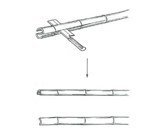 How to Split Bamboo Poles
