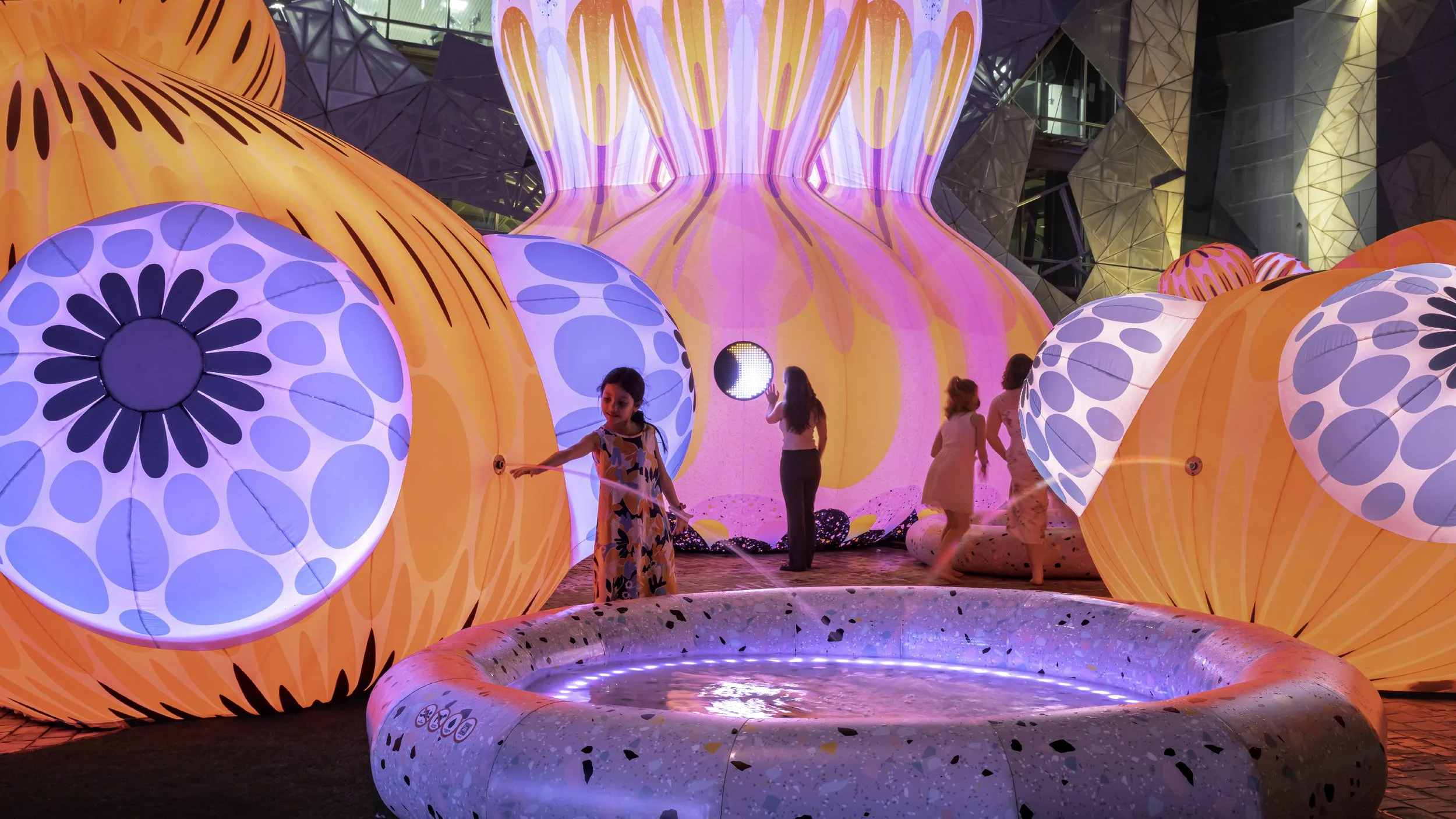 CUPID’S KOI GARDEN | Interactive Inflatable Public Art Installation ...
