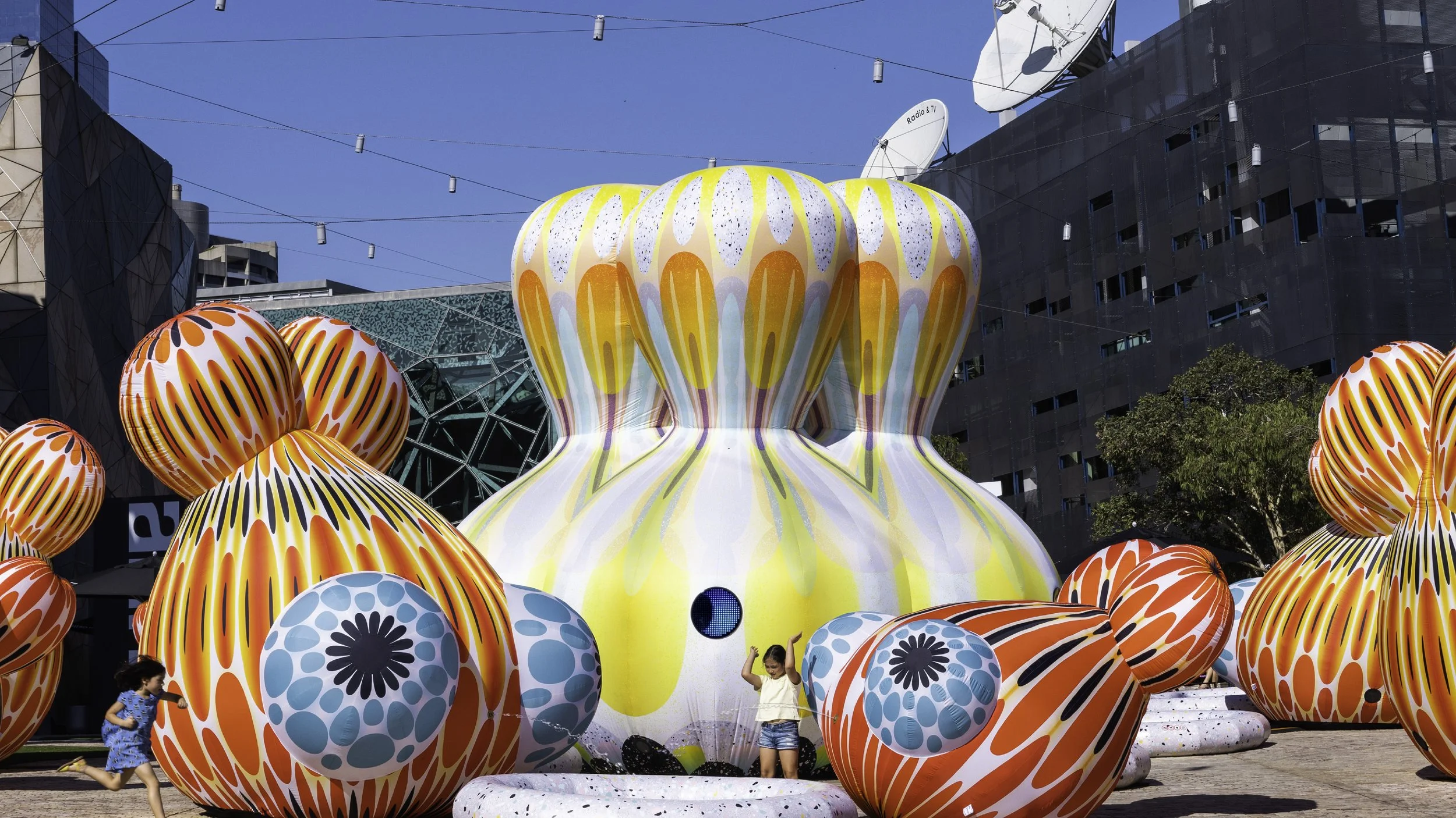 CUPID’S KOI GARDEN | Interactive Inflatable Public Art Installation ...
