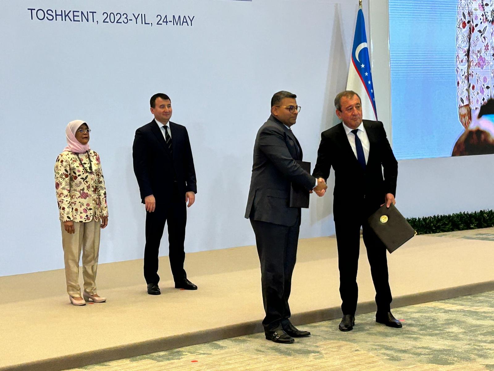 STIE in MOU Signing with Uzbekistan Tashkent Metropolitani — STIE Pte Ltd