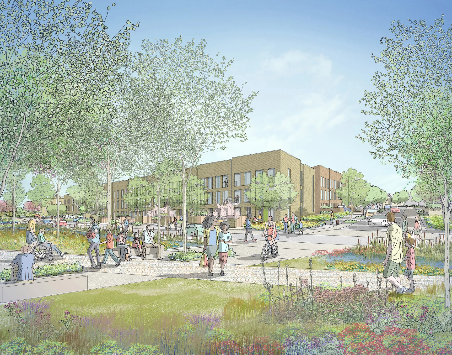 COLLYHURST REGENERATION-Collyhurst development Manchester