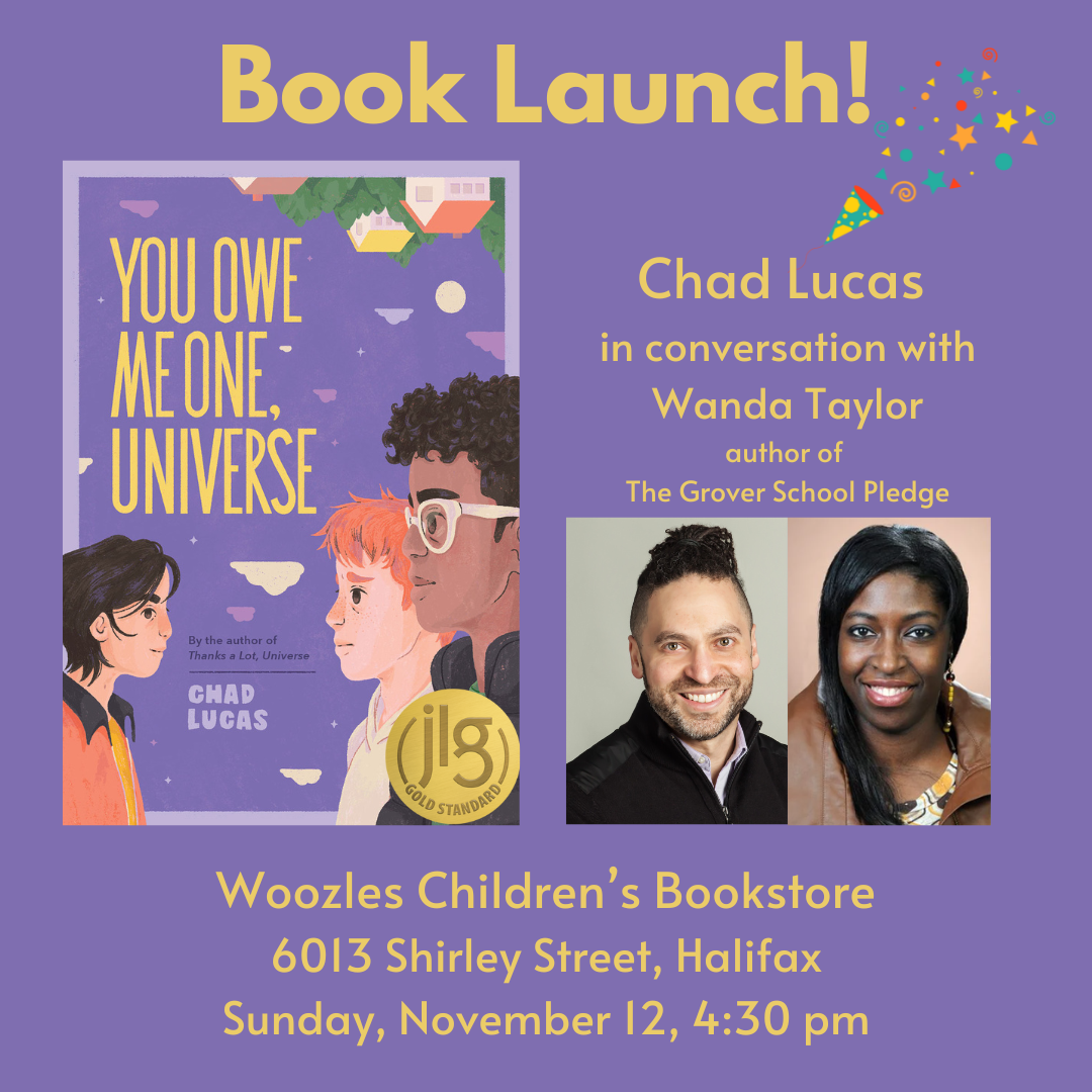 You Owe Me One, Universe launching soon! — CHAD LUCAS