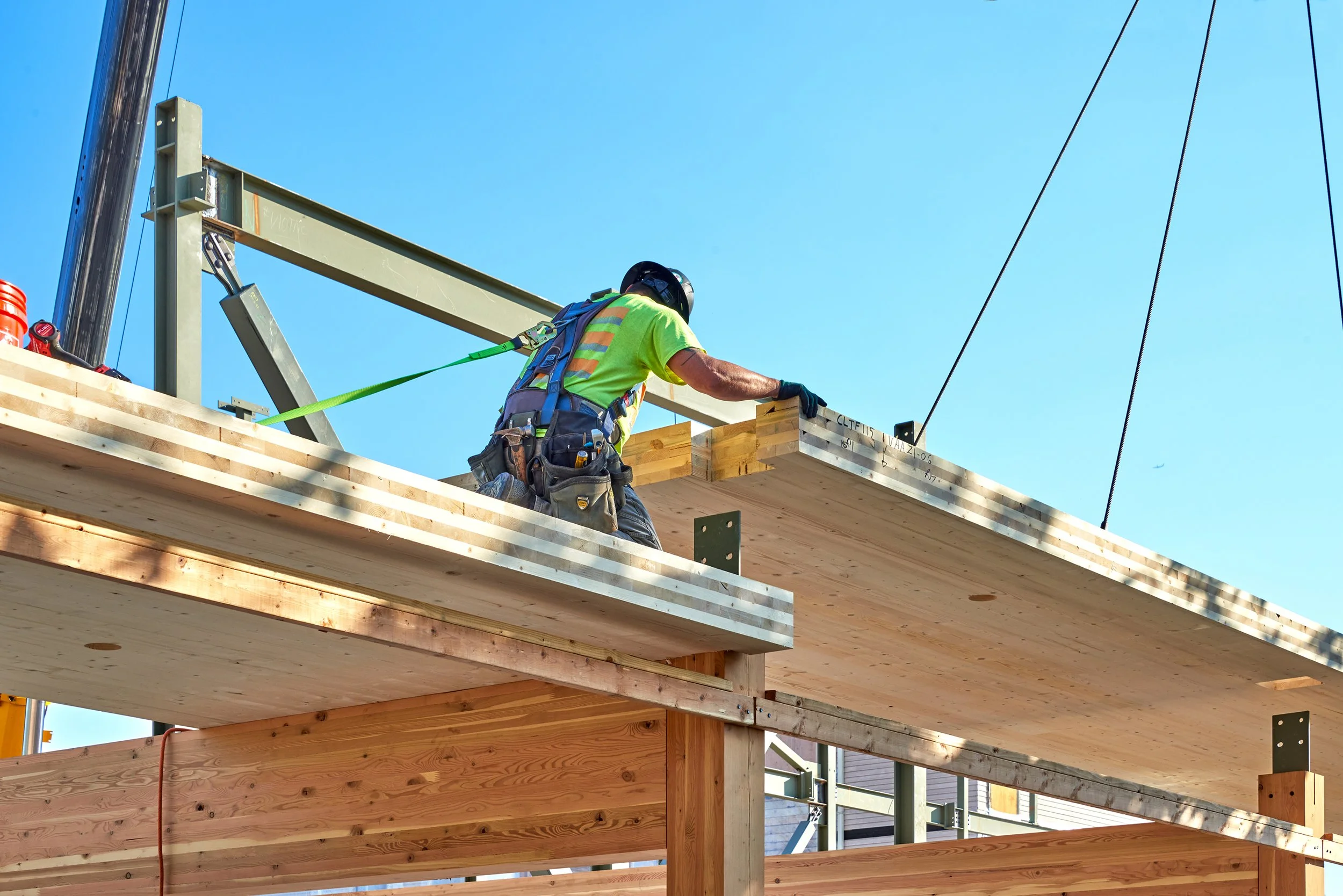 Mass Timber CLT installation at Van Asselt School! | News — Bassetti ...