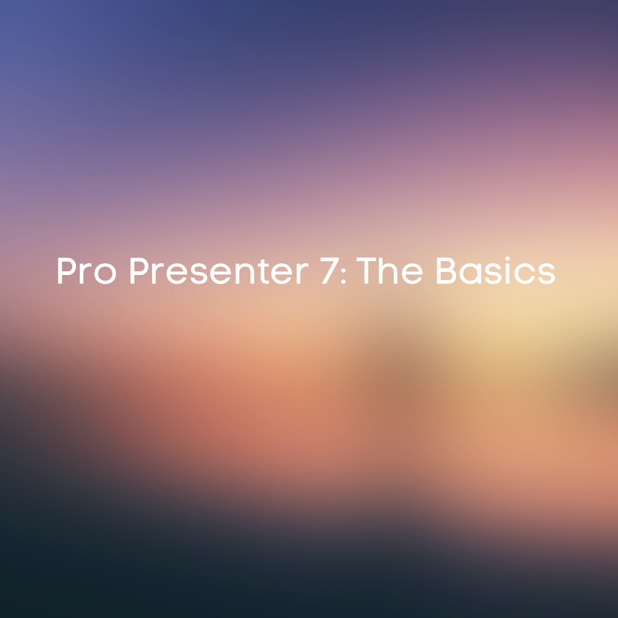 Masterclass - Pro7 — Voigt Enterprises LLC