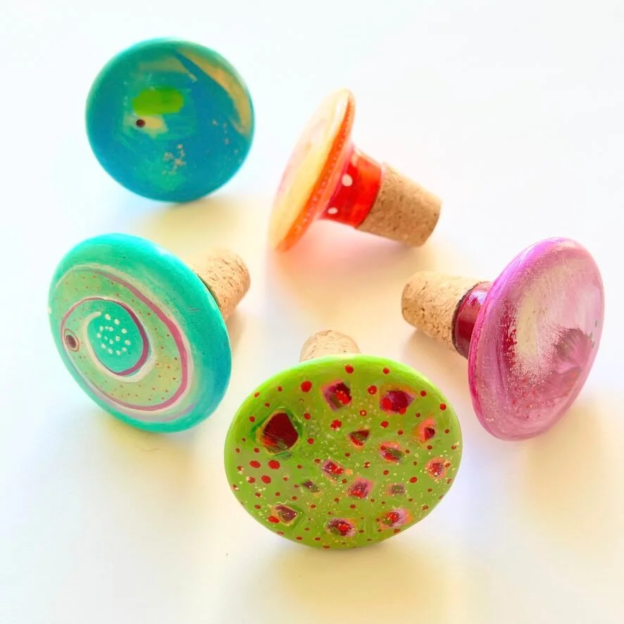 Artistic Wine Toppers — Laura Gaffke Studio