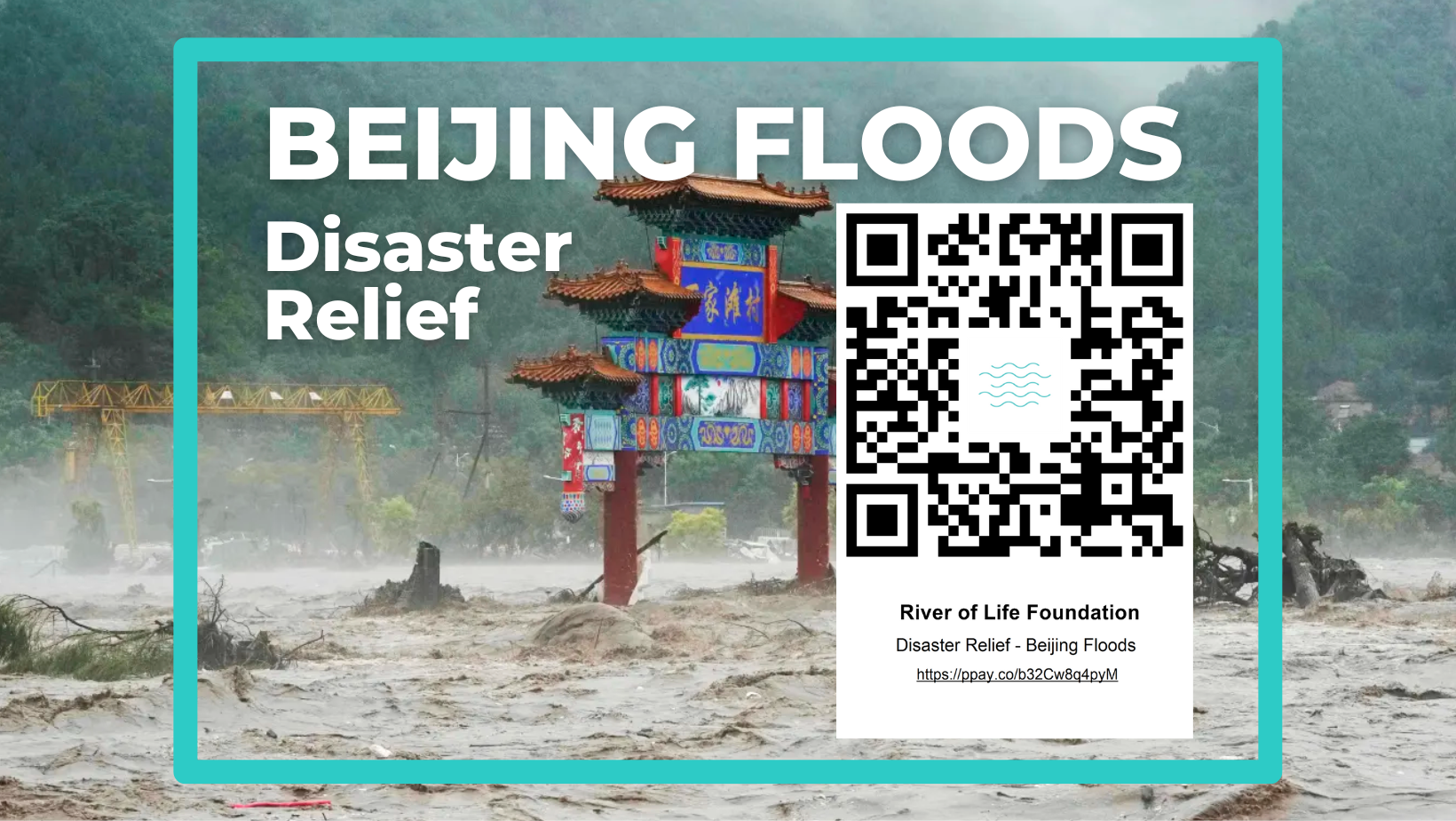Disaster Relief — RIVER OF LIFE FOUNDATION